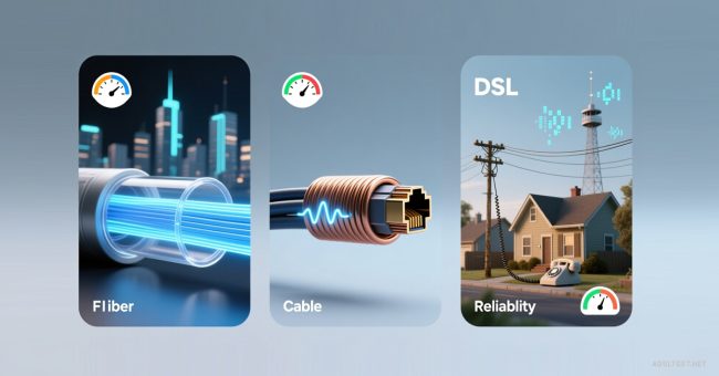Fiber vs. Cable vs. DSL: Plan Comparison - Adsltest.net